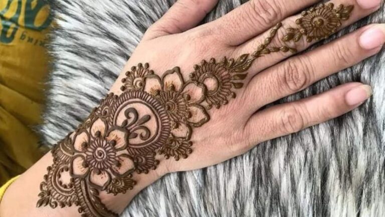 Piche ka Mehndi Design Simple: पीछे हाथ की ये 10+ मेहँदी की